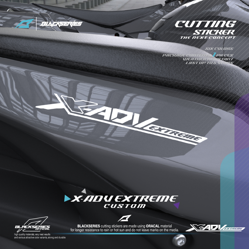 BLACKSERIES | Cutting Sticker X-ADV Extreme Edition Custom | X ADV ...