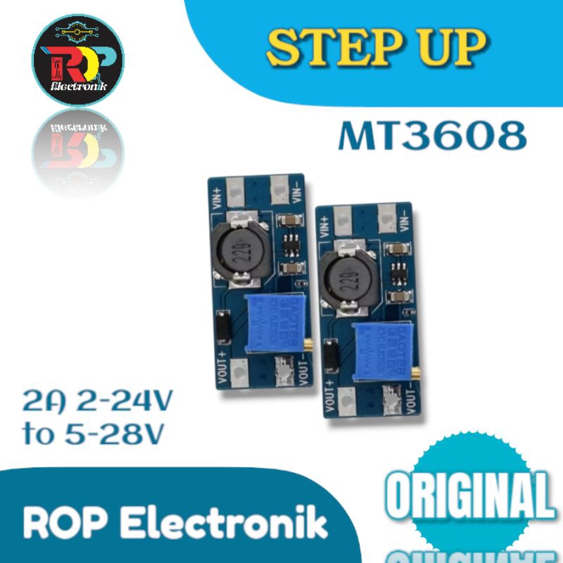 MT3608 DC-DC 2A Step Up Boost Converter Module Mini Power Booster | Shopee Malaysia