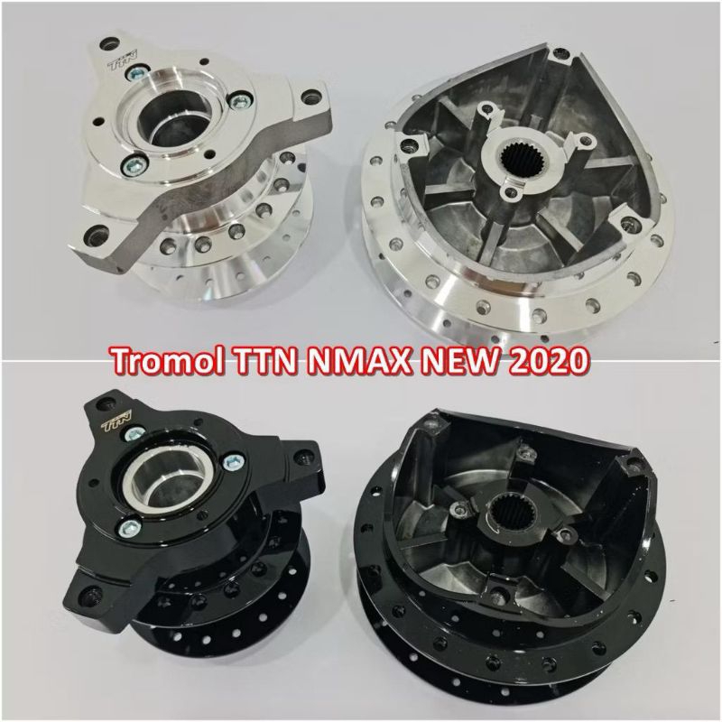 HITAM Tromol SET Front Rear TTN (TITAN) AEROX, ADV150, BEAT/VARIO110, VARIO 125, VARIO 150, MIO ...