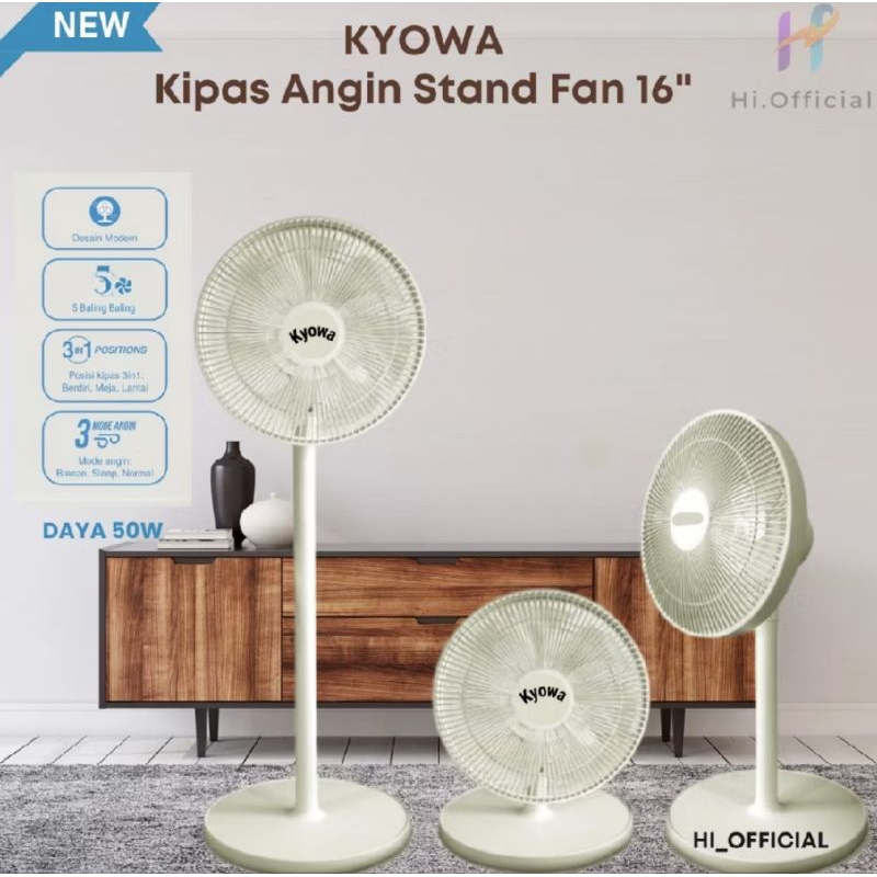 Fan KYOWA STAND FAN KW -1608A | Shopee Malaysia