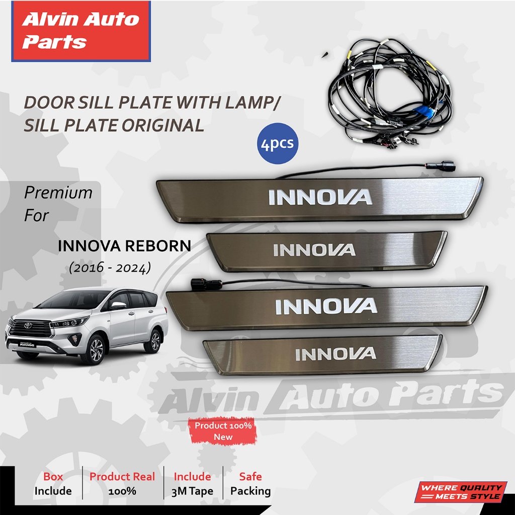 DOOR SILL PLATE INNOVA REBORN ORIGINAL W/LAMP/SILL SIDE PLATE ORIGINAL ...