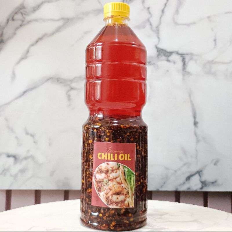 CHILI OIL 1 LITER / SPICY CHILI OIL / DELICIOUS SAVORY for Meatballs ...