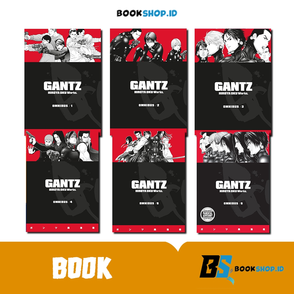 Gantz Omnibus Edition Comic Book (3 Volumes in 1) by Hiroya Oku Vol. 1 ...