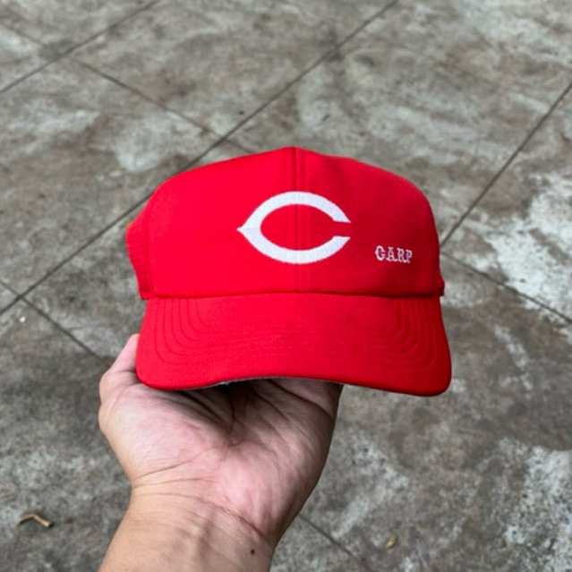 Hiroshima Toyo Carp VTG Hat L NPB Central League Baseball Cross Cap ...