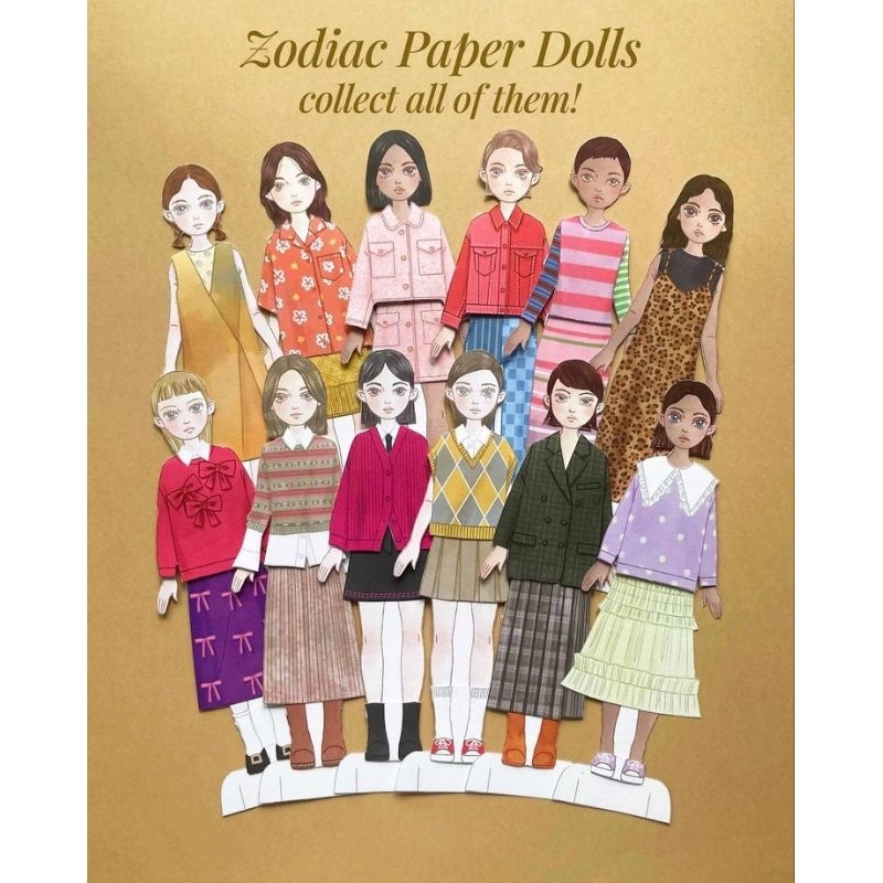 Beautiful vintage paper doll (1 set, waterproof, beautiful) | Shopee ...