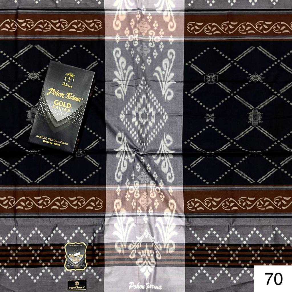 Embossed and Luxurious Balian Flower Gold Date Palm/Kurma Tree Cover ...