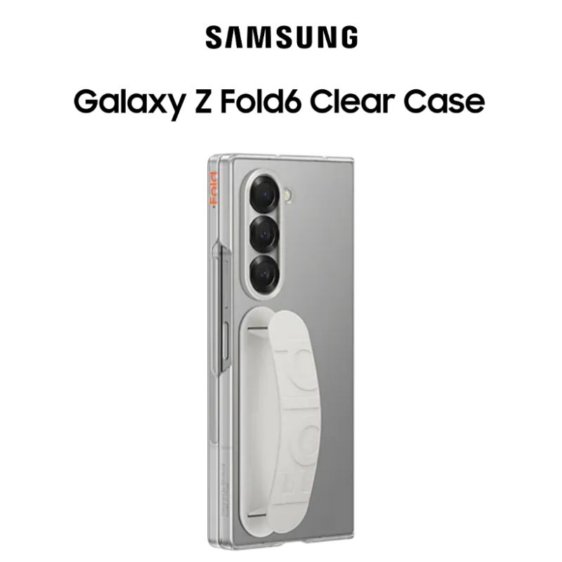 Samsung Galaxy Z Fold6 Original Case Clear Grip Fold 6 Clear | Shopee ...