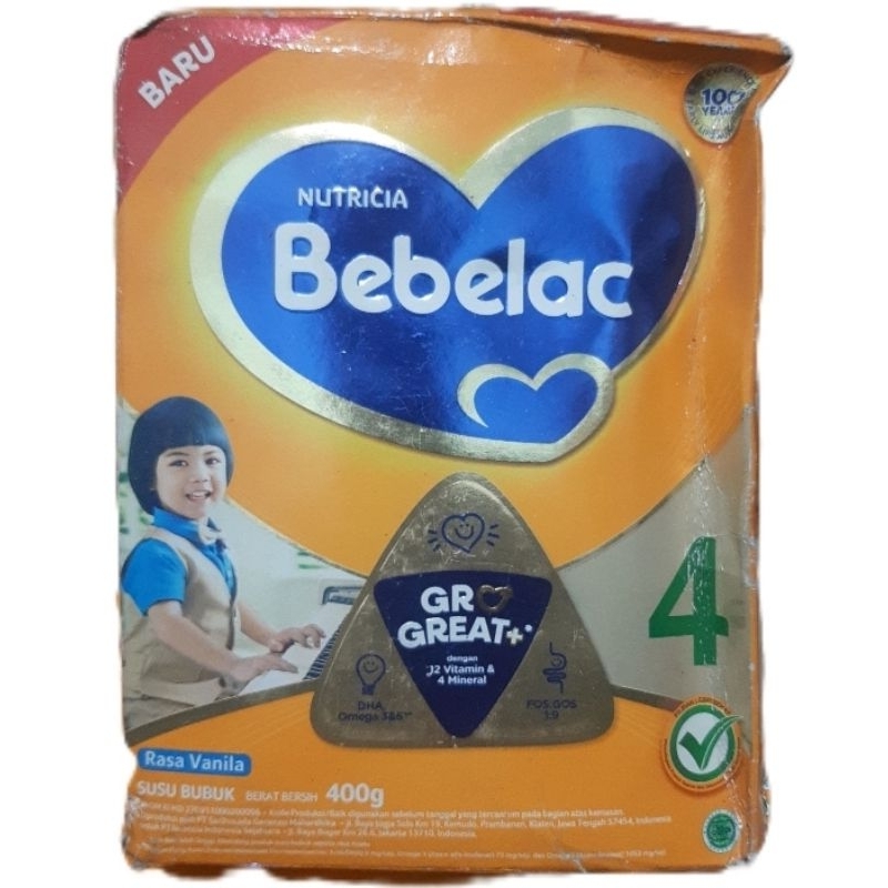 BEBELAC 4 VANILLA 400G (RIJEK BOX) | Shopee Malaysia