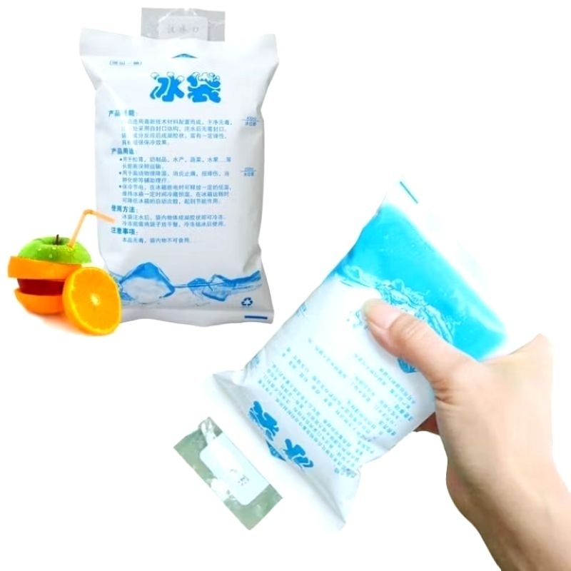 ICE GEL Bag 400ML Dry ICE Jelly Pack Temperature Guard to Maintain ...