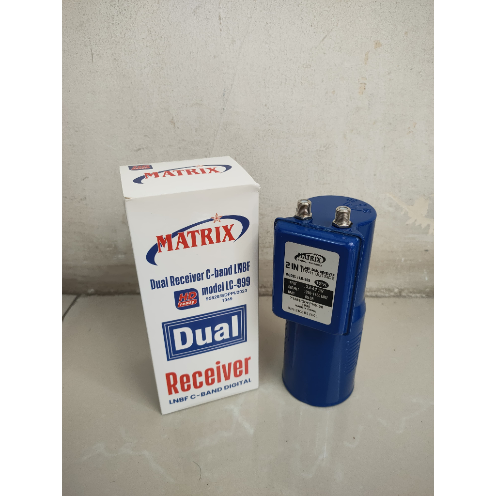 LNB C Band Dual Output (1 Satellite 2 Satellite Receivers) | Shopee Malaysia