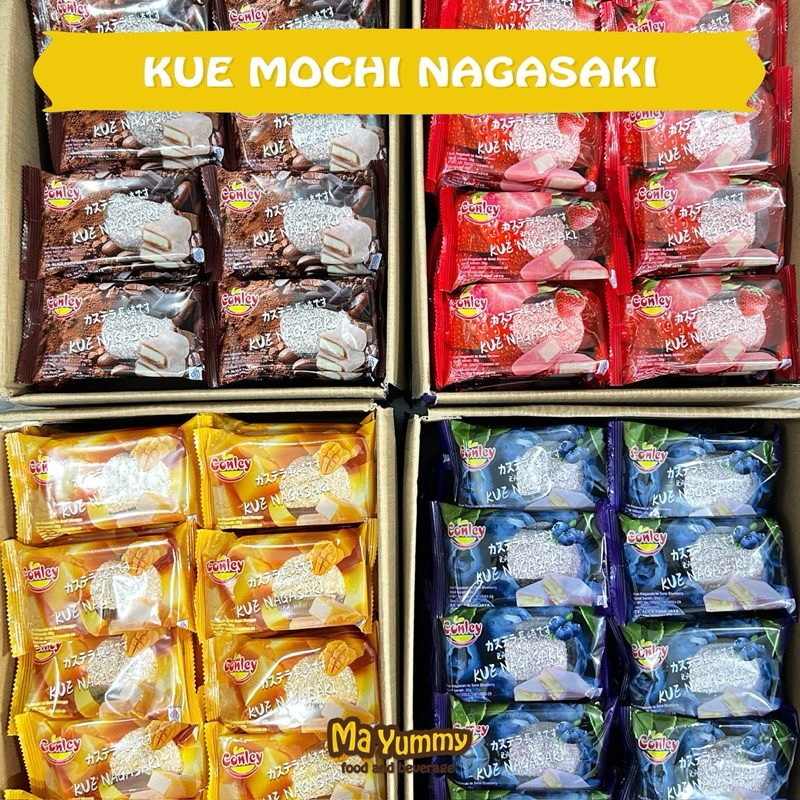 Nagasaki Mochi Cake 35gr & Mochi Conley Super 30gr Retail Packaging ...
