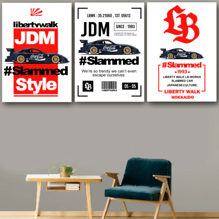 KAYU KARIMAKE GARAGE Car Picture Wooden Poster MAZDA RX-7 RX7 LBWK ...