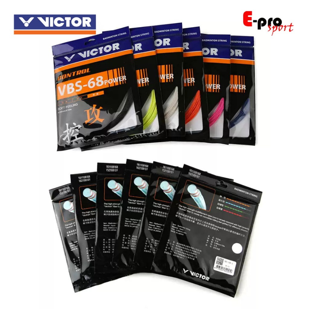 Victor Badminton String VBS-68P / VBS 68 POWER / VBS 68P / VBS 68POWER ...