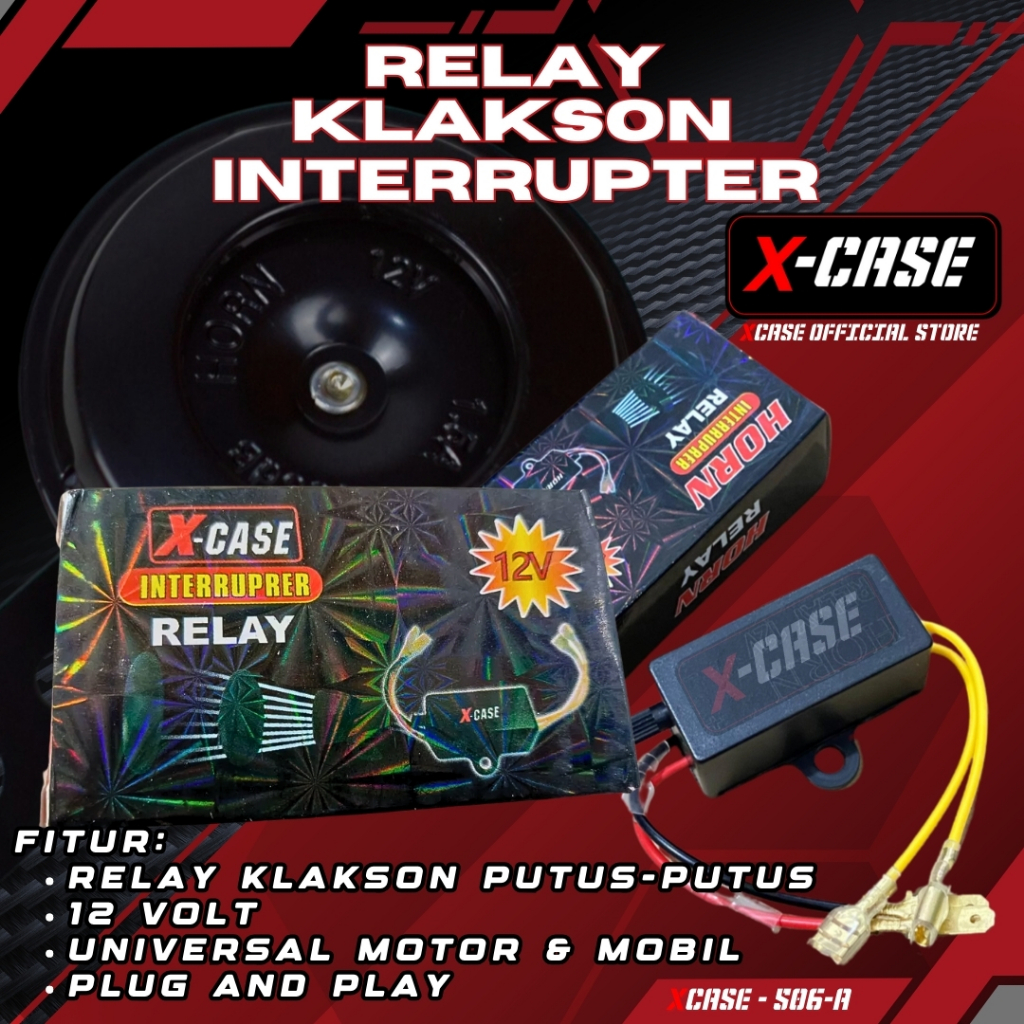 X-Case 12 Volt Disconnect Horn Relay Universal Motorcycle Car Pnp Relay ...