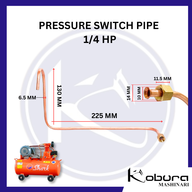 Pressure Switch Pipe 1/4 HP Copper Pipe for Automatic Pressure Switch ...