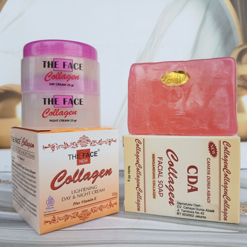The Face Collagen Cream and CDA Soap Package | Shopee Malaysia