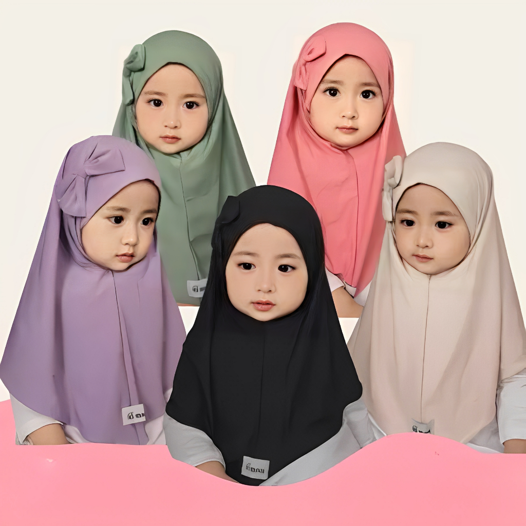 Newborn baby hijab 0 6 12 months 1 2 years baby girl hijab SYRIA MAURIN ...