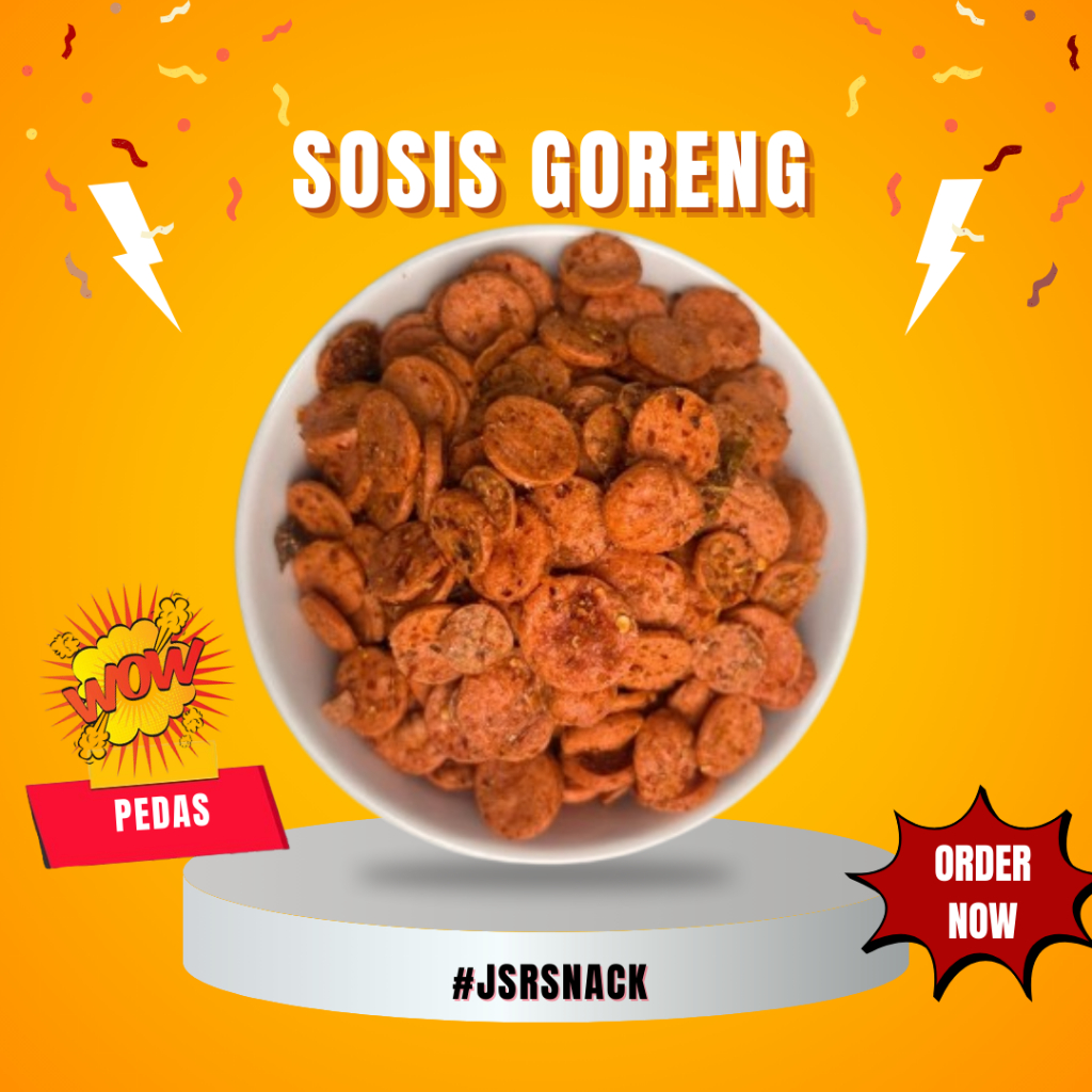 Original Savory Fried Sausage 500gr Snack Sosreng Kriuk Jsr Snack ...