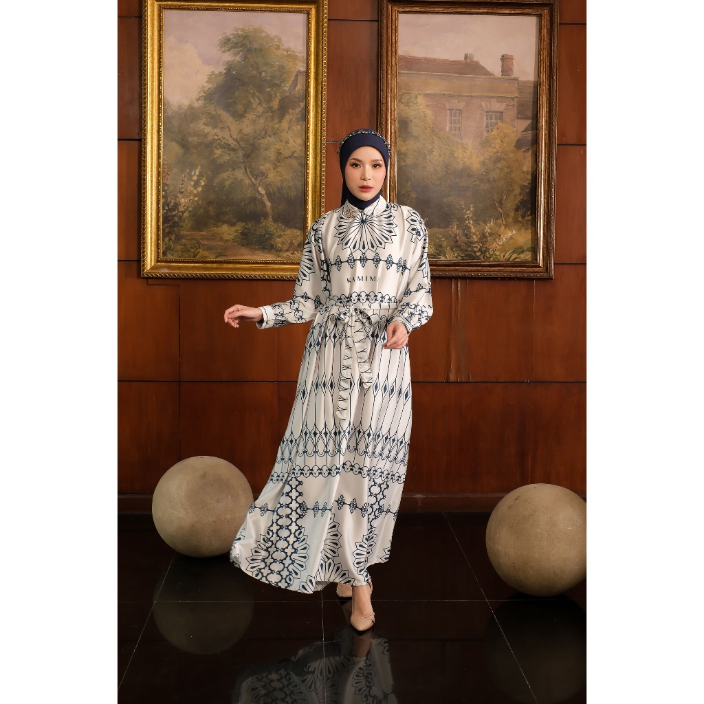 Kamima - Sabine Series - Bianca Dress in Ivory | Shopee Malaysia