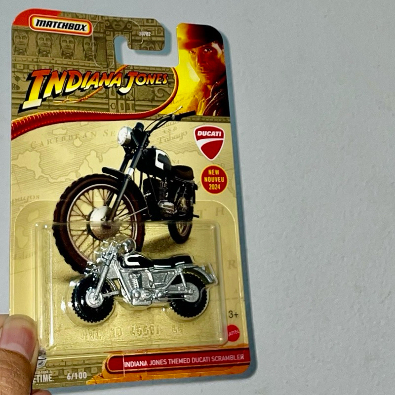 Matchbox INDIANA JONES THEMED DUCATI SCRAMBLER | Shopee Malaysia