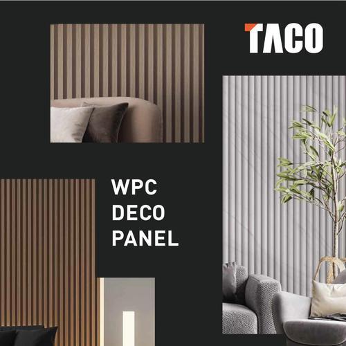 TACO WPC Deco Panel Small Grooves - Indoor PVC Lattice Wallpanel Wood ...