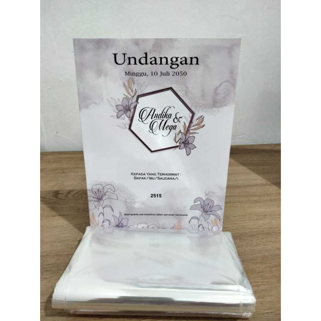 2515 VARIOUS BLANK INVITATIONS + OPP PLASTIC WEDDING INVITATIONS ...