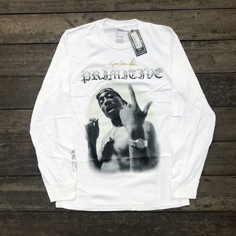 PRIMITIVE SKATE X TUPAC ONE LONG SLEEVE | Shopee Malaysia