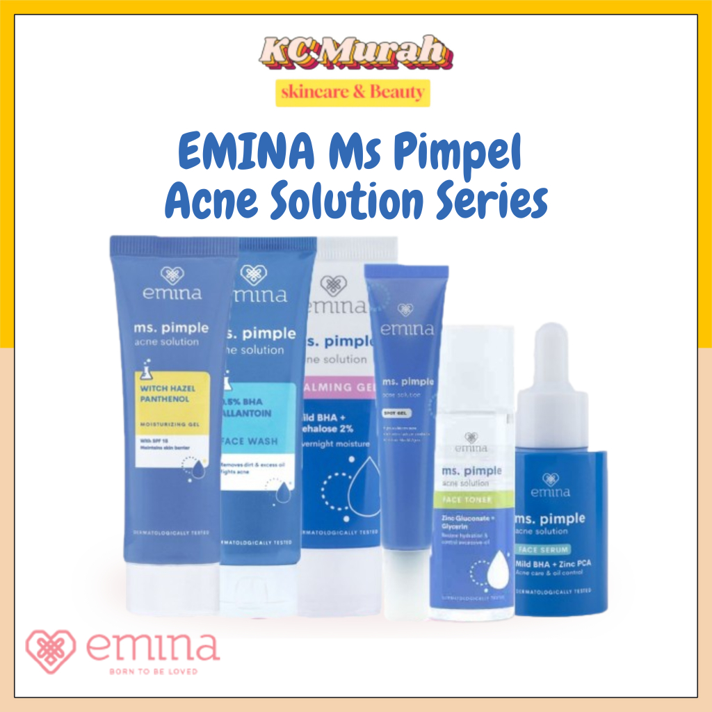 Emina Ms Pimpel Acne Solution / Acne Skincare Facial Treatment for Acne ...