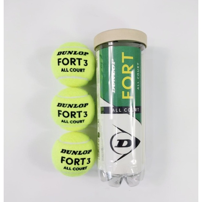 DUNLOP TENNIS BALLS CONTENTS 3 ORIGINAL 100% (NEW PACKAGING) | Shopee ...