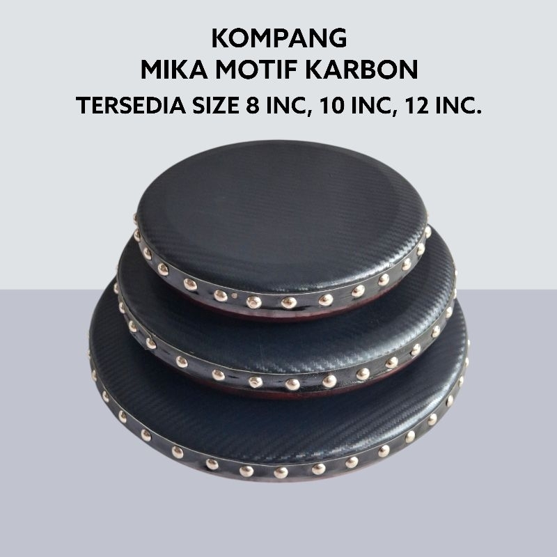 Malay Drum with Carbon Motif Mica Rebana Complaint/ Carbon Rebana Bass ...