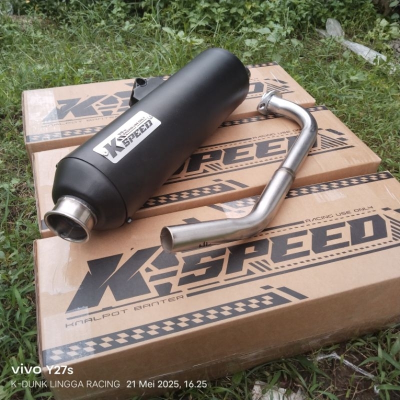Standard Racing Exhaust Type Luster V2 Original K-speed For BEAT deluxe ...