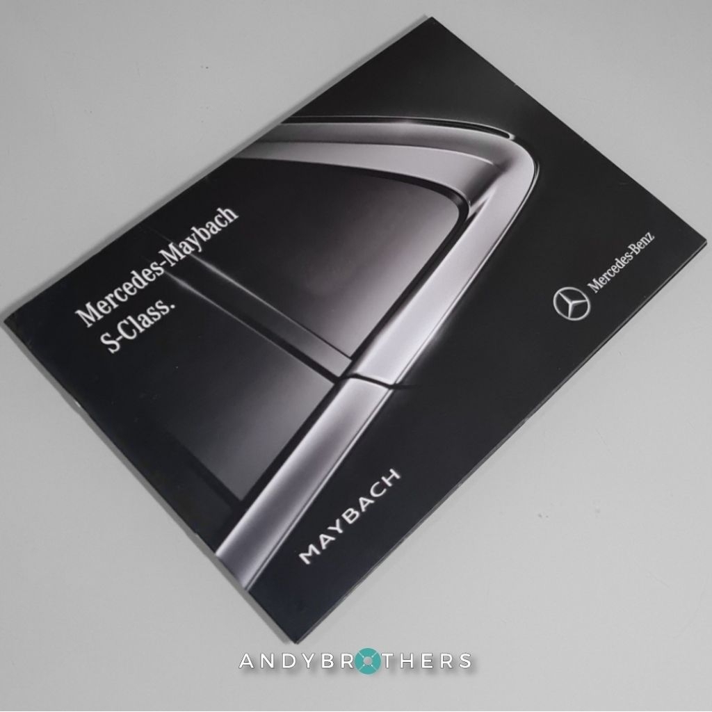 Book / Brochure / Booklet / Catalog Mercedes Benz Mercy MAYBACH S-Class ...