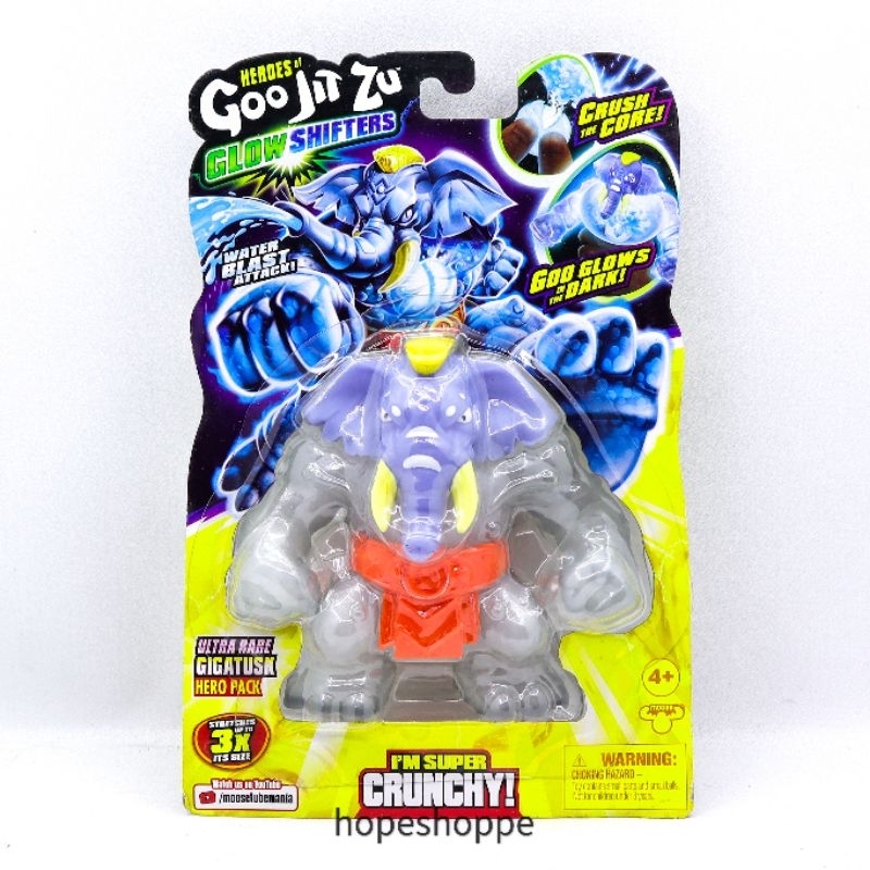 Heroes of Goo Jit Zu Glow Shifters Water Blast Ultra Rare Gigatusk | Shopee Malaysia