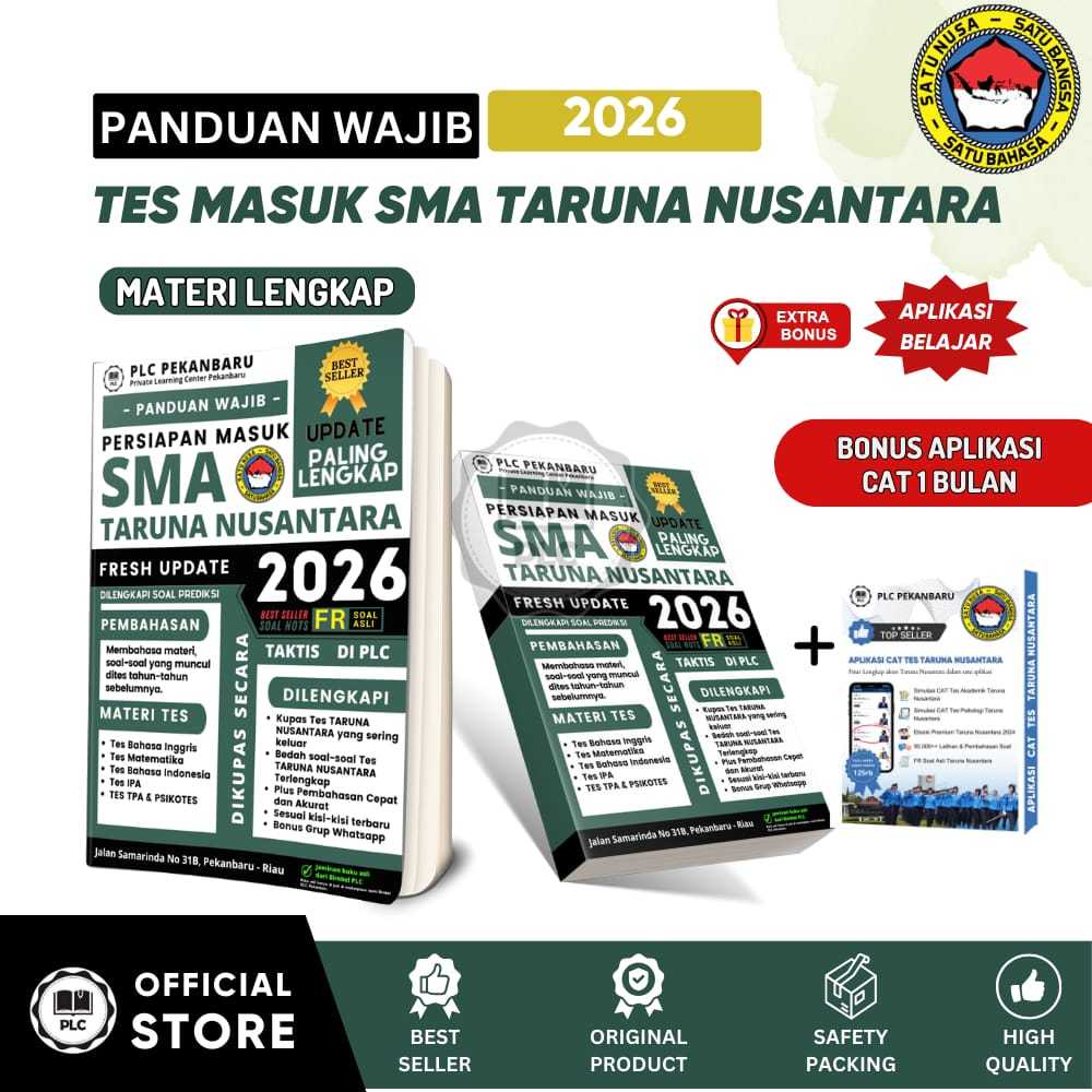 TARUNA NUSANTARA 2026 Book (Complete Edition + Question Bank Edition + Free E- Learning) 2026 ...