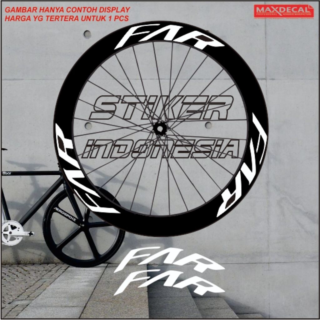 700c bicycle rim stickers, fixie road bike rim stickers, FAR | Shopee ...