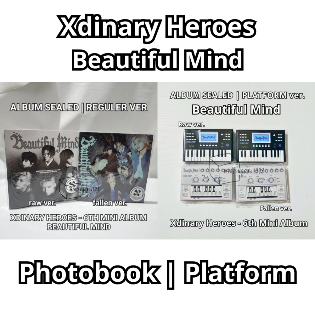 [ READY NEW OFFICIAL ] XDINARY HEROES - 6th MIni Album [ Beautiful Mind ] ( PHOTOBOOK ver ...