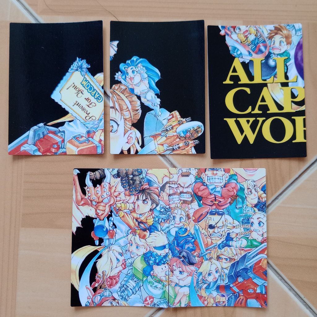 Street fighter card capcom world 97 vintage 1997 bandai original japan ...