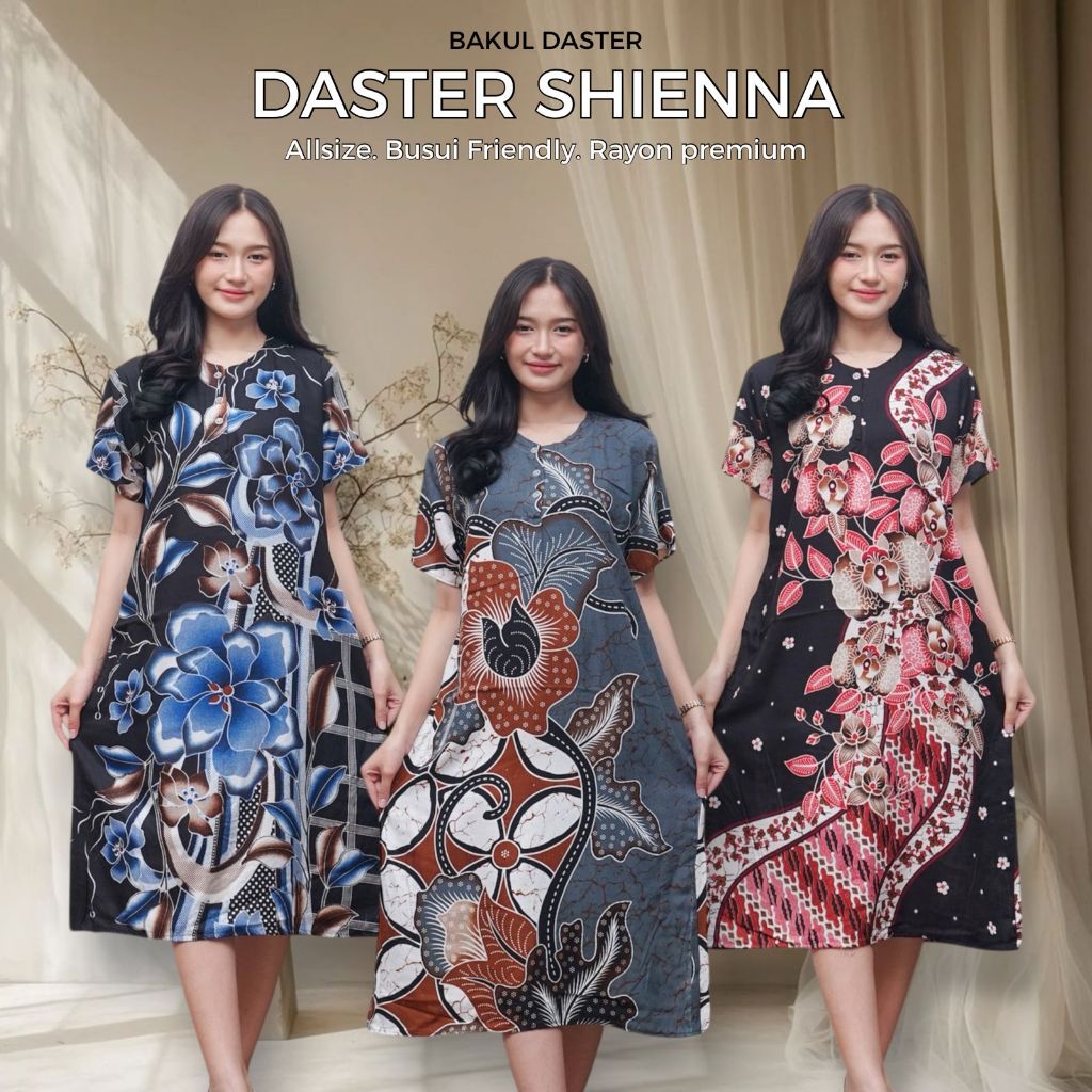 Daster Basket - SHIENNA Batik Daster Busui Daster Beautiful Daster ...