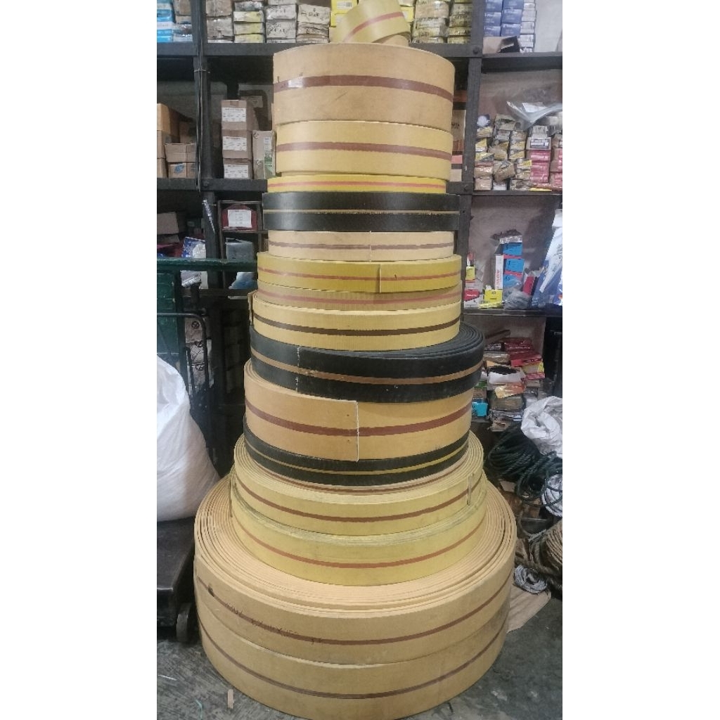 MERAH MESIN CAMEL CANVAS CONVEYOR BELT YELLOW 3"x4 PLY RED STRIP ENGINE ...
