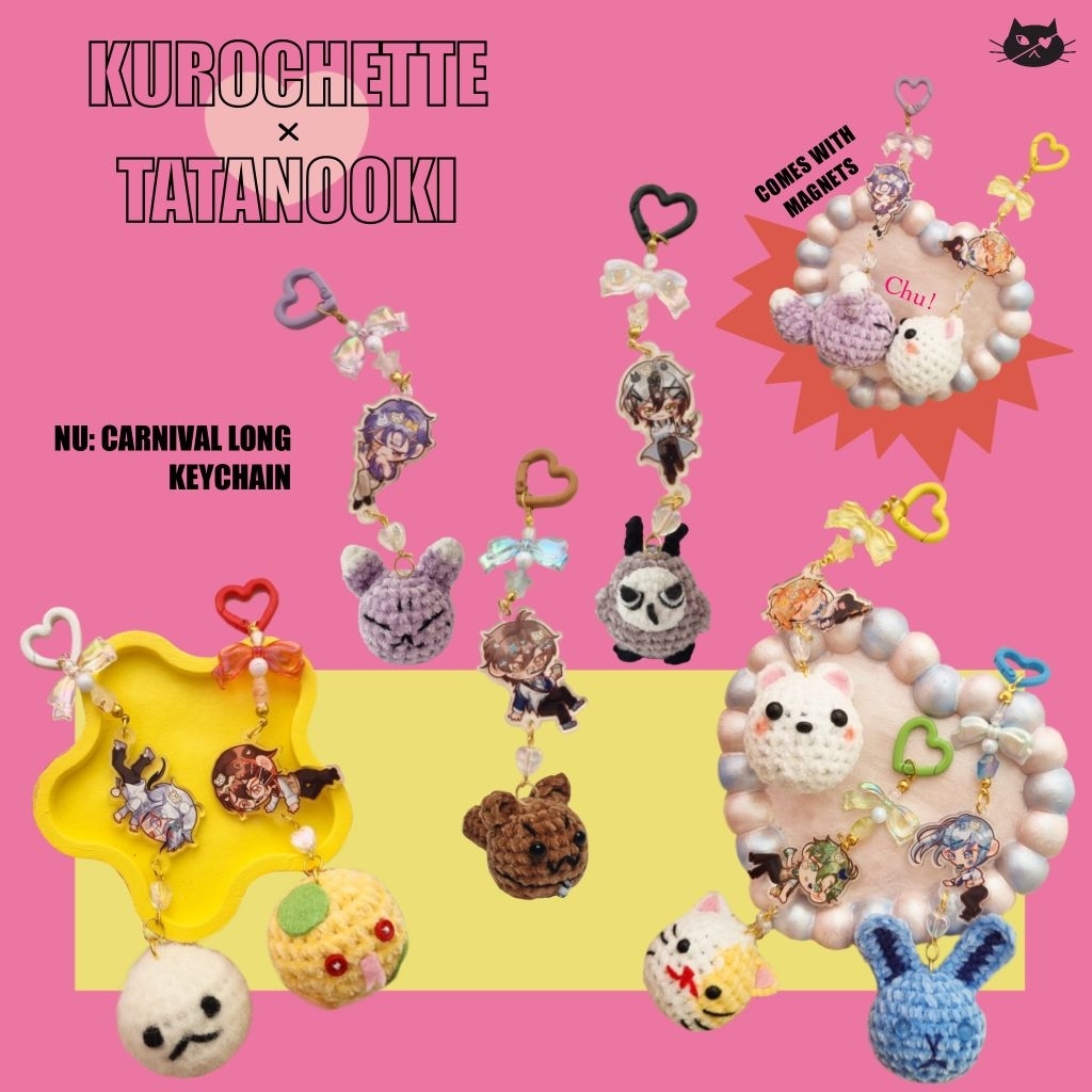Nu: Carnival Nukani Long Beads Amigurumi Keychain [Kurochette x ...
