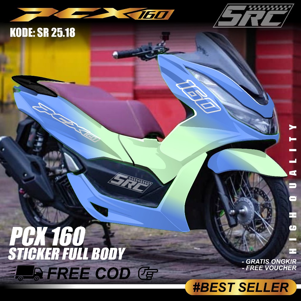 Honda Pcx 160 Full Body Decal Sticker 2021 2022 2023 2024 Full Body Pcx ...
