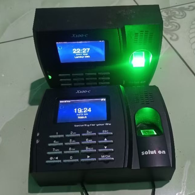 MESIN Solution X100-c fingerprint attendance machine | Shopee Malaysia