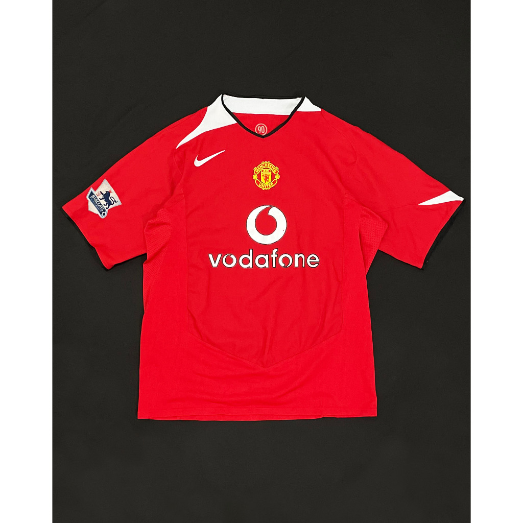 Original Nike Manchester United Home Kit 2004 2005 2006 Name set ...