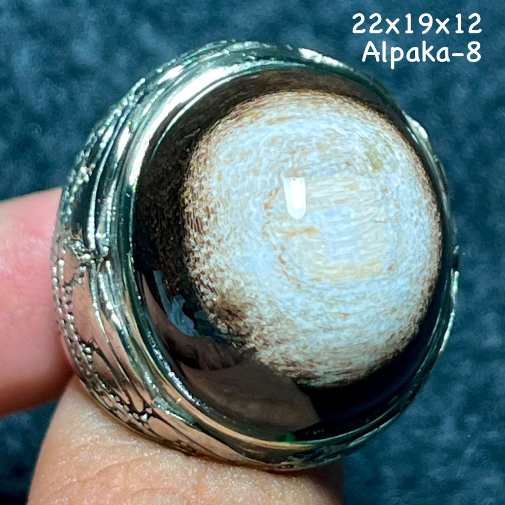 Natural Foziel Galih Moringa Puser Agate Ring (Original Natural ...