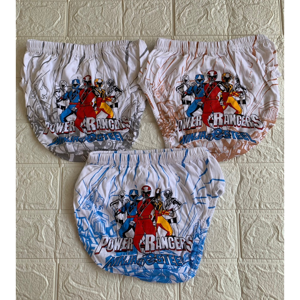 Chululu Power Ranger Boys Underwear | Shopee Malaysia