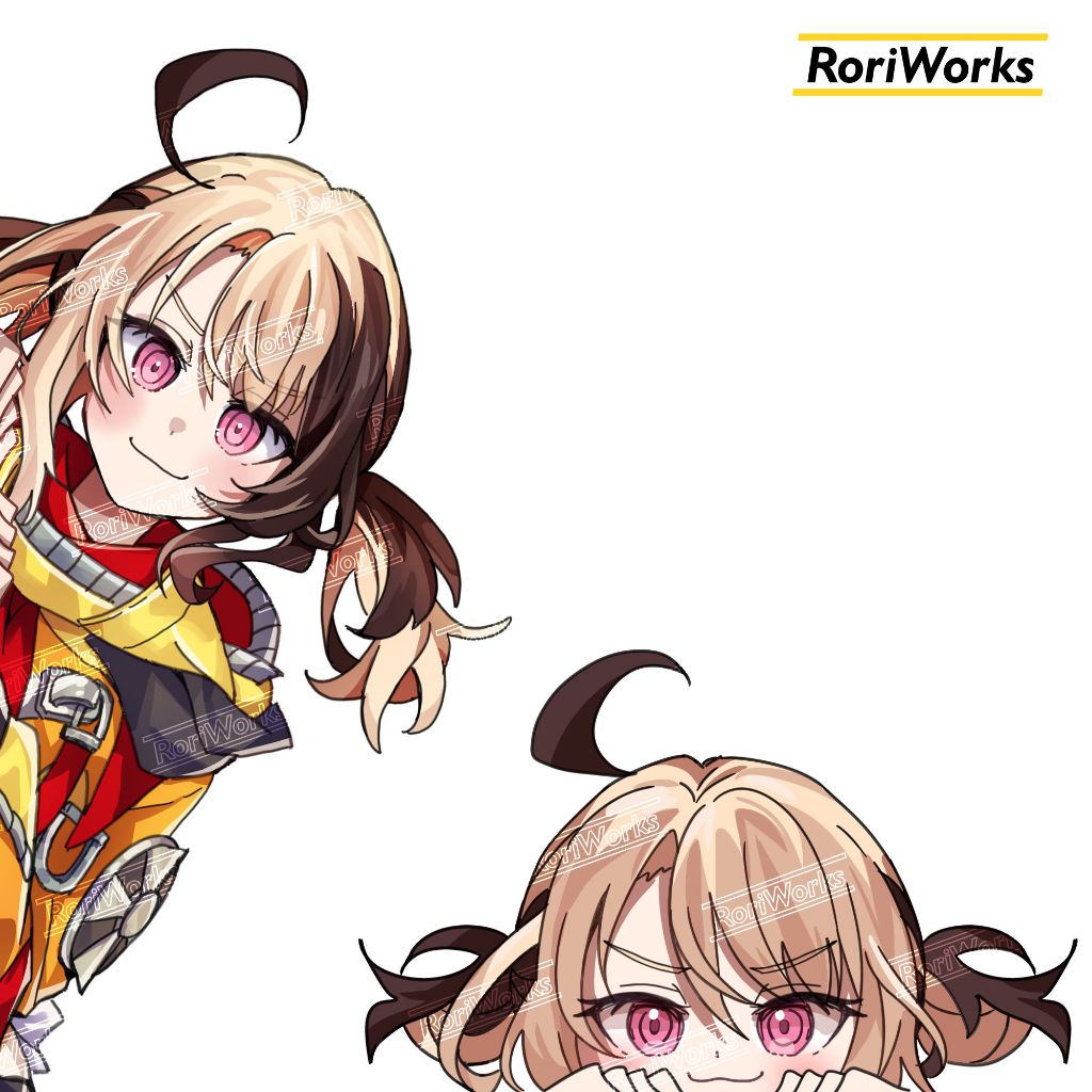 Peeking Anime Stickers - Murin Teeth | Hololive | Shopee Malaysia