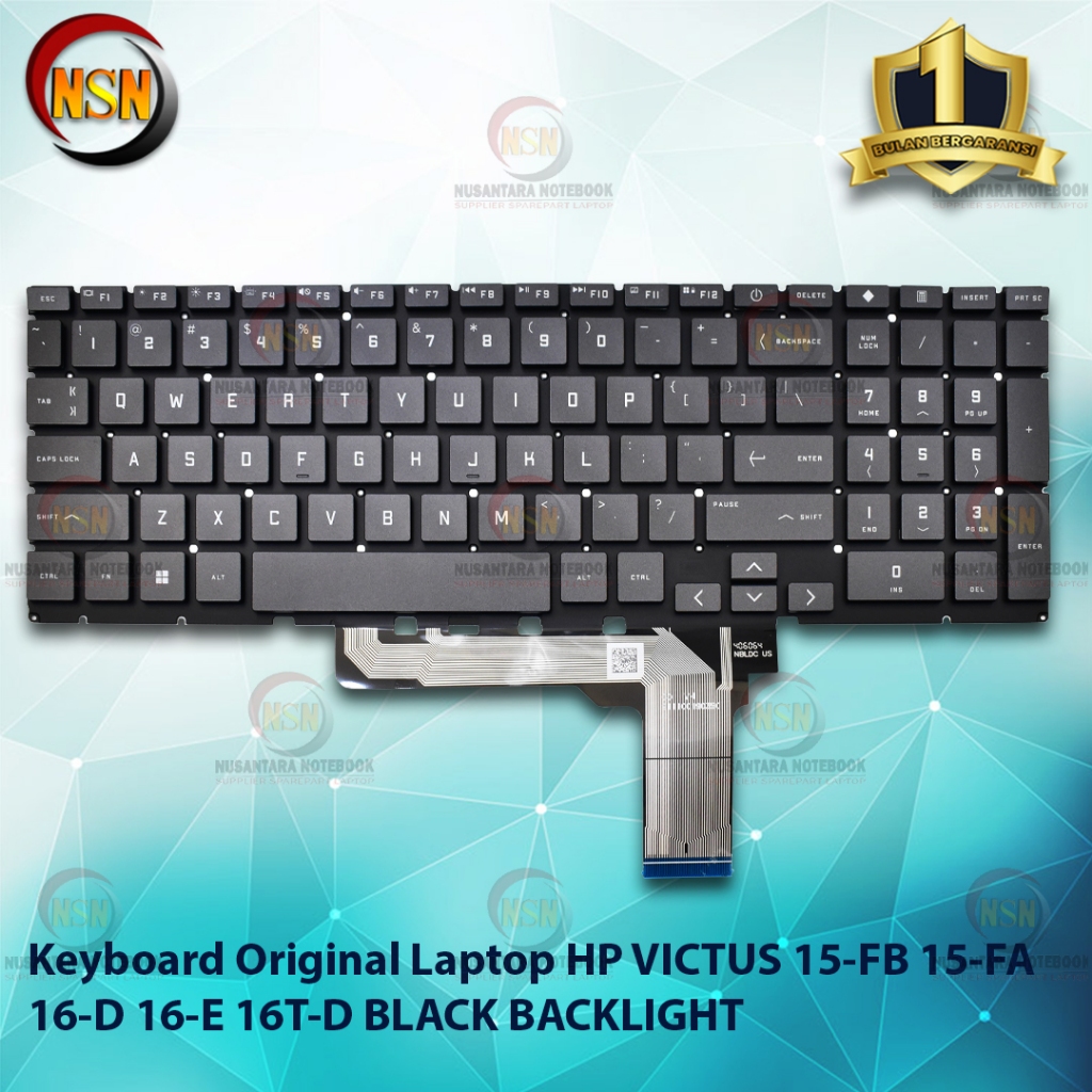 Original Laptop Keyboard for VICTUS 15-FB 15-FA 16-D 16-E 16T-D BLACK ...