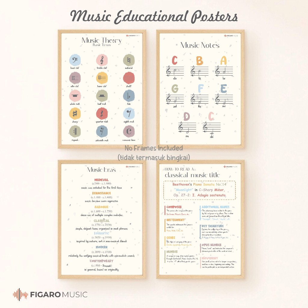 Music Educational Posters, Music Theory Basic, Music Notes, Music Eras ...