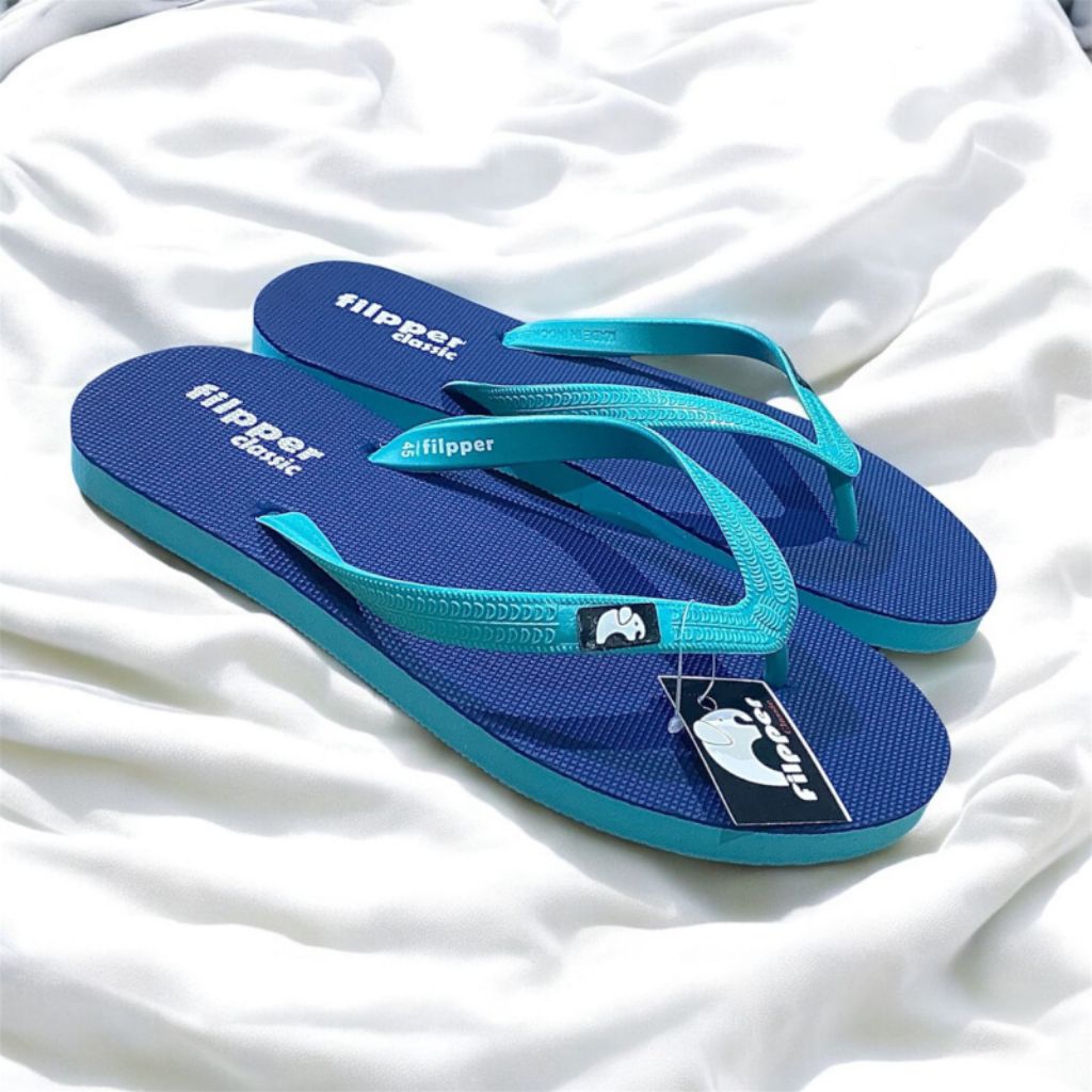 Men's and Women's Rubber Flip-flops Made of Quality Material | Shopee ...