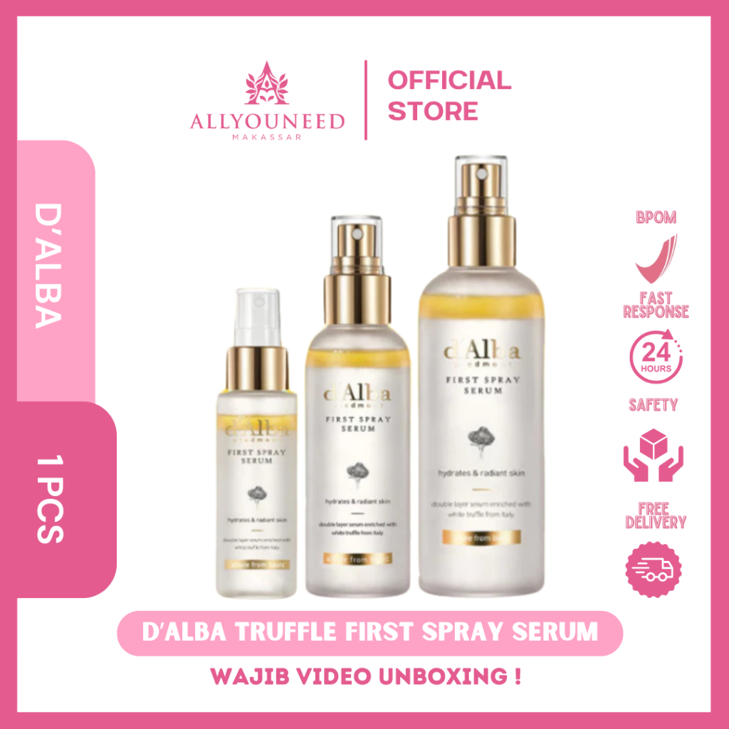 D'ALBA White Truffle First Spray Serum Hydrates & Radiant Skin | Shopee ...